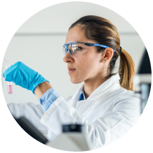 What does a central lab do? 4 core services